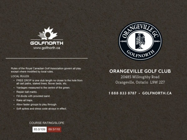 Orangeville Golf Club - GolfNorth